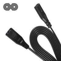 China IEC C7 to C8 Power Extension Cable 250V 2.5A Figure-8 Plug Socket for TV DVD Laptop PS2 for sale