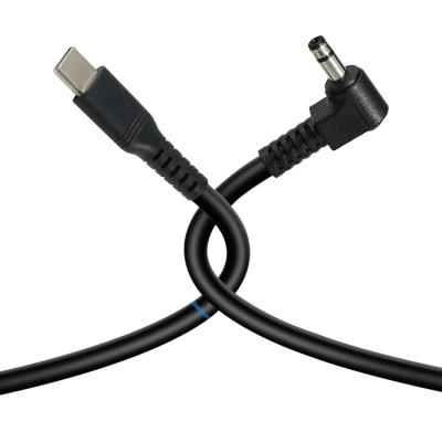 China USB-C to DC 20V Power Trigger Cable 5.5x2.5mm Right-Angle 100W 18AWG for sale