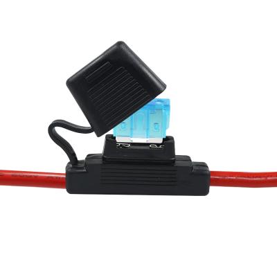 China 12 AWG Waterproof Inline Fuse Holder for ATC ATO Blade Fuses 30A 32V DC for sale