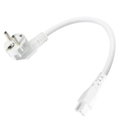 China VDE Certified EU Schuko to IEC C5 Power Cord 2.5A 250V H05VV-F for sale