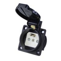 China Europe Standard 3Pin 220V Industrial Power Plug 10A IP54 Waterproof ABS for sale
