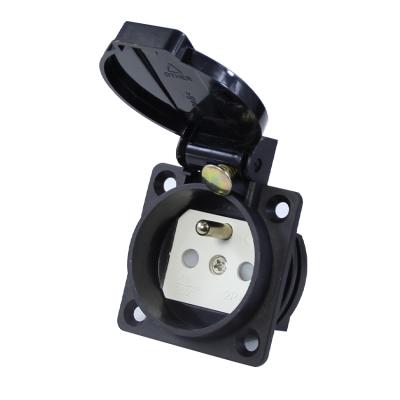 China Europe Standard 3Pin 220V Industrial Power Plug 10A IP54 Waterproof ABS for sale