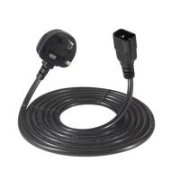 China Locking UK Plug to IEC C14 Power Cord 1.8M 10A 250V for Server PDU for sale
