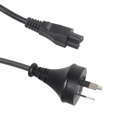 China AU Plug to IEC C5 Power Cord 3 Core 1.8M 240V 2.5A Australian 3 Pin Cloverleaf Cable for Laptop Adapter and Projector for sale