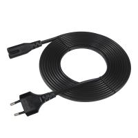 China EU 2-Pin to C7 Power Cord 2.5A 250V for Electronics for sale