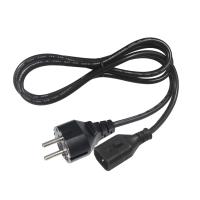 China VDE H05VV-F 3G1.0mm² Schuko to C14 Power Cord 10A 250V for Server UPS for sale
