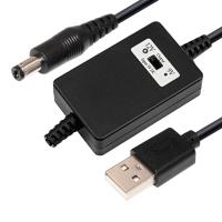 China USB to 9V 12V DC Power Converter Cable 5.5x2.1mm Step Up Boost Adapter for Router Camera Modem for sale