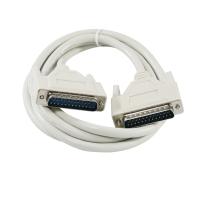 China DB25 Male to Female Extension Cable 28 AWG 1A 30V 25-Pin D-Sub Serial for Printer CNC Industrial for sale