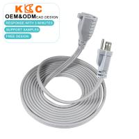 China NEMA 1-15P to 1-15R AC Power Adapter 10A 125V with Safety Cover Gray for Household Devices for sale