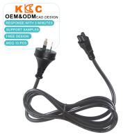 China SAA Certified AU 3-Pin Plug to IEC C5 Power Cord 10A 250V 1.8m Black for sale