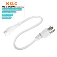 China NEMA5-15P to C5 Retractable Power Cord 1.8m 10A 125V for Rice Cooker for sale