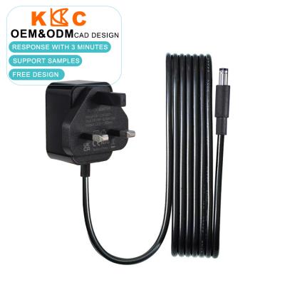 China 12V 2A Power Supply Adapter 24W AC DC Converter with Multiple DC Plug Options for sale
