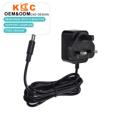 China 12V 2A DC Power Adapter UK 3-Pin Plug 5.5x2.1mm for CCTV LED Router for sale