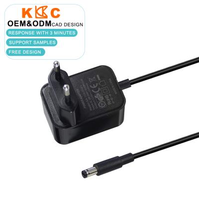 China 6V 1A DC Power Adapter EU Plug VDE Certified Wall Power Supply for Security Systems for sale