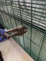 China Galvanized High Security Welded Wire Mesh Fence 1.8M Anti Climb Fence With Spike for sale