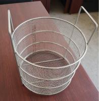 China Disinfection Rectangular Wire Mesh Basket Metal For Sterilization for sale
