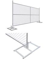 China 6 X 10 Chain Link Temporary Fence Panel For Construction America Standard for sale