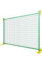 China Safety Green PVC Temporary Fencing Outdoor Galvanized Security Fence for sale