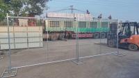 China Safety Green PVC Temporary Fencing Outdoor Galvanized Security Fence for sale