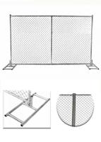 China Diamond Mesh Temporary Fence 6x10ft Removable Chain Link Fence for sale