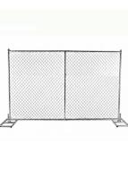 China America Galvanised Temporary Fencing 6x8ft Temporary Chain Link Fence Panels for sale