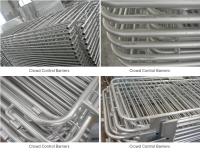 China Metal Welded Galvanized Crowd Control Barricade Fence 32mm for sale