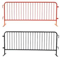 China 1.1x2.1M Temporary Road Traffic Crowd Control Barrier Portable Metal Barrier for sale