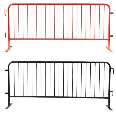 China 1.1x2.1M Temporary Road Traffic Crowd Control Barrier Portable Metal Barrier for sale