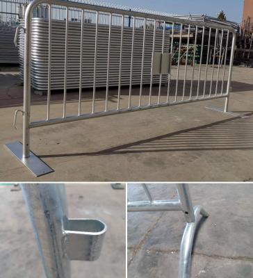 China 1x2M Galvanized Steel Crowd Control Barriers  European Standard for sale