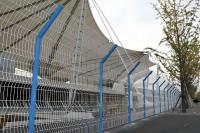 China 1530MM High 3D Welded Wire Fence , PVC Coated Welded Mesh Fencing for sale