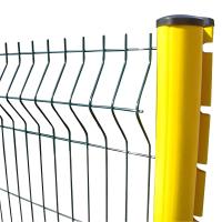 China Powder Coated Garden Curved 3D V Bend 2.5m Welded Wire Mesh Garden Fence for sale