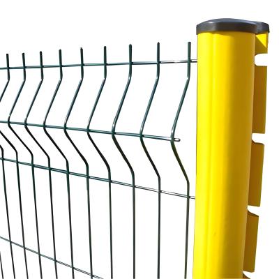 China Powder Coated Garden Curved 3D V Bend 2.5m Welded Wire Mesh Garden Fence for sale