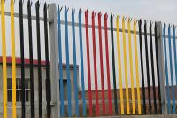 China PVC Coated V Mesh Security Fence 2M High Welded Metal Garden Fencing for sale