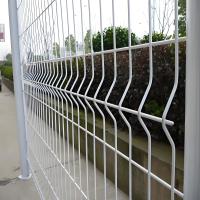 China Triangle Welded V Mesh Security Fence  1500mm Outdoor Galvanized Welded Wire Garden Fence for sale