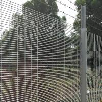 China 6ft Hospital Security 358 Anti Climb Fence Welded Powder Coated Steel Fence for sale