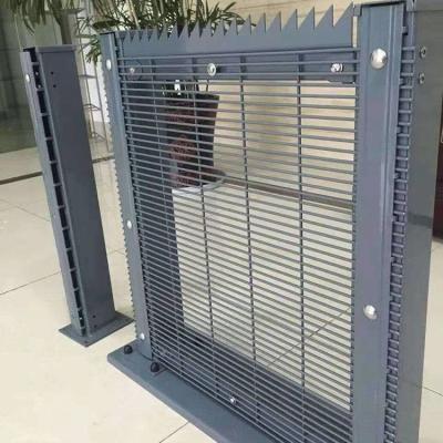 China 6ft Hospital Security 358 Anti Climb Fence Welded Powder Coated Steel Fence for sale