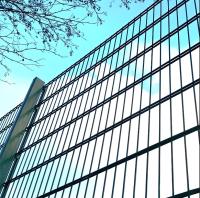 China 868 Twin Wire Mesh Fencing Panel Double Wire Mesh Style Anti Climb Metal Fencing for sale