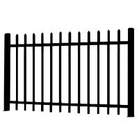 China 1.2M Farm Fence Tubular Steel Fence Yard Farm Anti-Corrosion Fence for sale