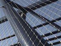 China 7x7 Structure Stainless Steel Wire Rope Mesh Net Wire Rope Mesh Railing for sale