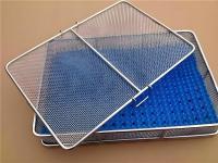 China 316 Stainless Steel Wire Mesh Basket Rectangle Shape ISO9001 Certificate for sale