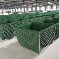 China 4mm Dia Welded Gabion Wire Mesh Basket Stone Cages Gabions for sale