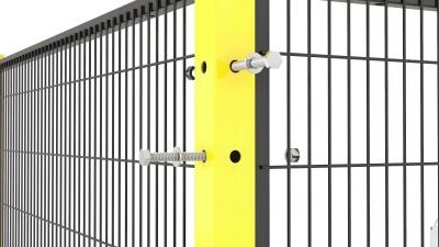 China Temporary Removable Metal Wire Mesh Fencing Galvanized 1.2M For Workshop / Warehouse for sale