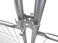 China 32mm Frame Tube 2.1*2.4M Temporary Fence Panels For Highway for sale