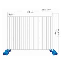 China 2.9M Temporary Fence Security Square Hole Durable Australian Fence for sale