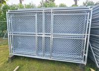 China 32mm Frame Tube 2.1*2.4M Temporary Fence Panels For Highway for sale
