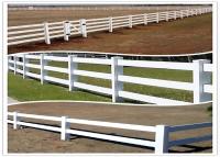 China 4 Rails Eco-Friendly Heavy-Duty UV-Resistant PVC Horse Fence for sale