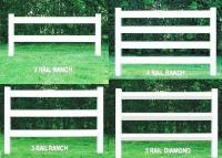 China 3-Rail White Color PVC Horse Fence with European Style for Farm and Ranch for sale