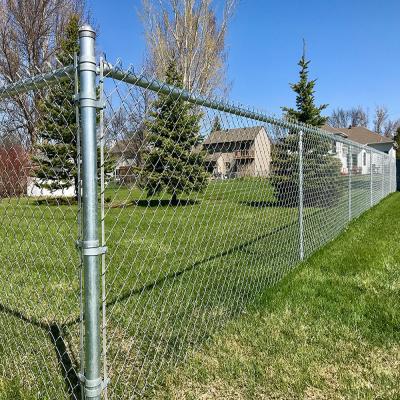 China 5.0MM Metal Wire Mesh Fencing Durable Chain Link Farm Fence for sale