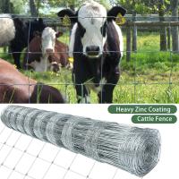 China Heavy Duty Cattle Fence Netting Durable Secure Livestock Protection For All Terrains for sale