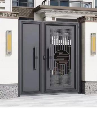 China High-End Gate Tubular Steel Fence  Simple And Elegant 2m*1.8m Gate for sale